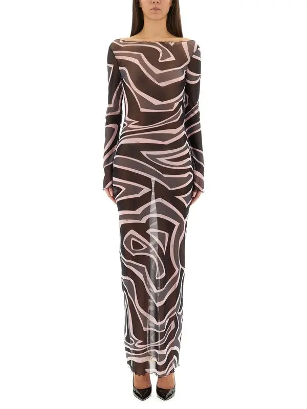 Emilio Pucci Labyrinth Print Dress