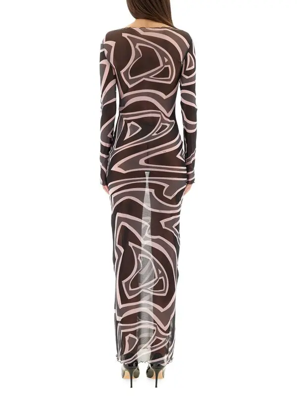 Emilio Pucci Labyrinth Print Dress