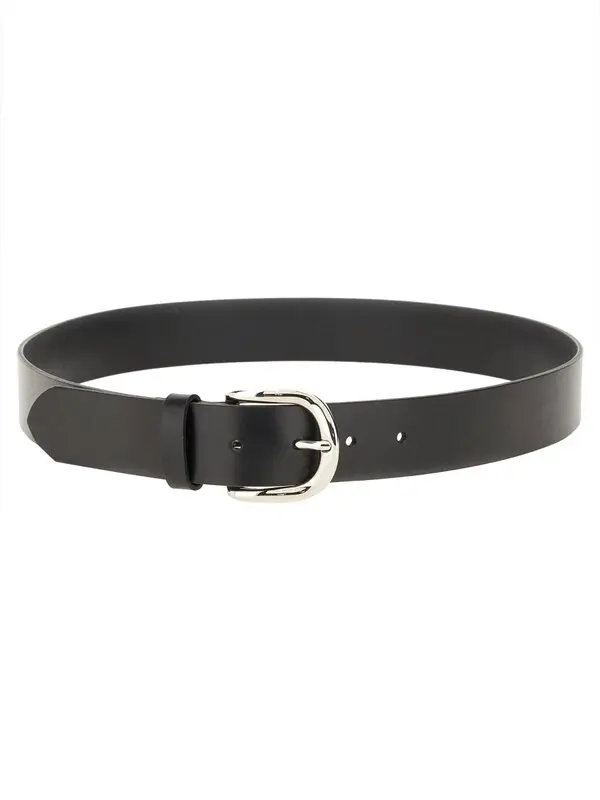 MARANT Leather Belt - Black