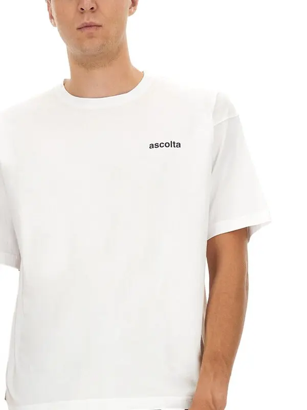 Aspesi T-shirt With 'listen' Print