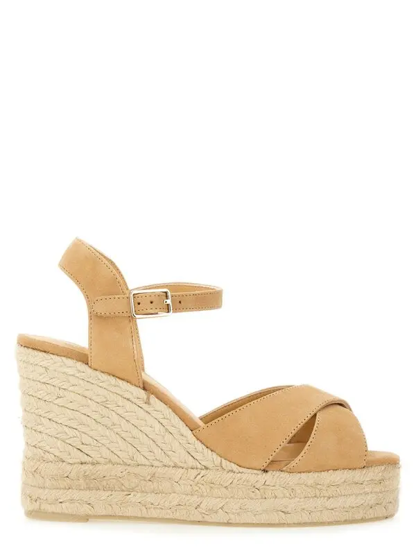 CastaÑer Blaudell Wedge Sandal - Beige