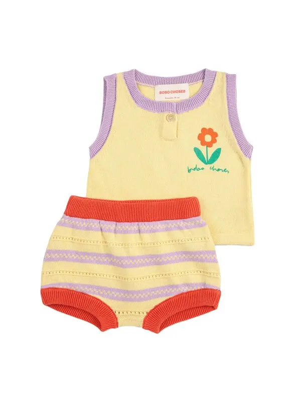 BOBO CHOSES Top And Shorts Set - Yellow