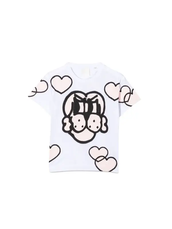 Givenchy Hearts T-shirt - White
