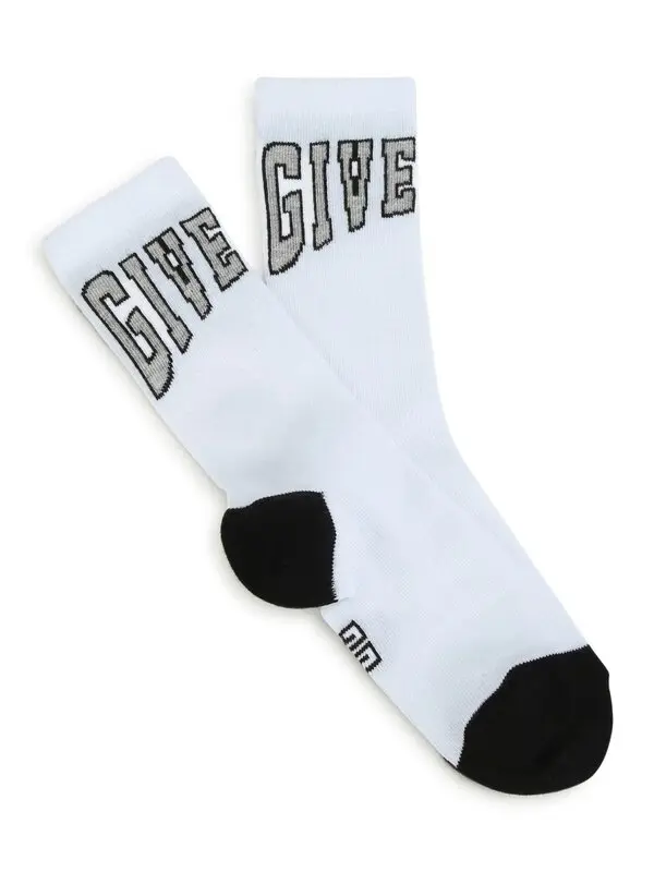 Givenchy Logo Socks - White