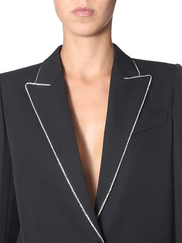 Givenchy Wool Blazer With Strass