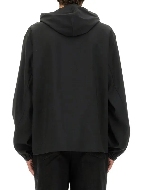 Givenchy Zip Up Virgin Wool Sweatshirt