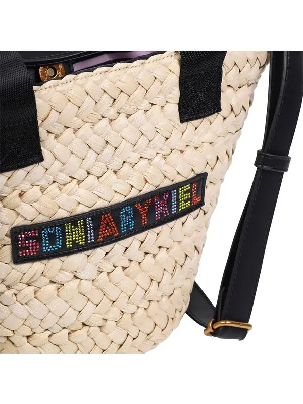 Sonia Rykiel Paris Handheld Straw Bag