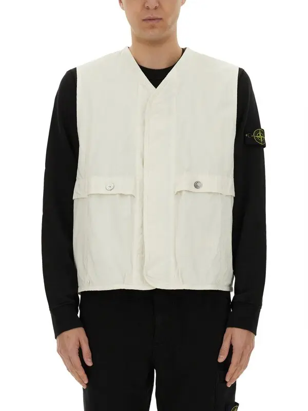 Stone Island Vest With Logo