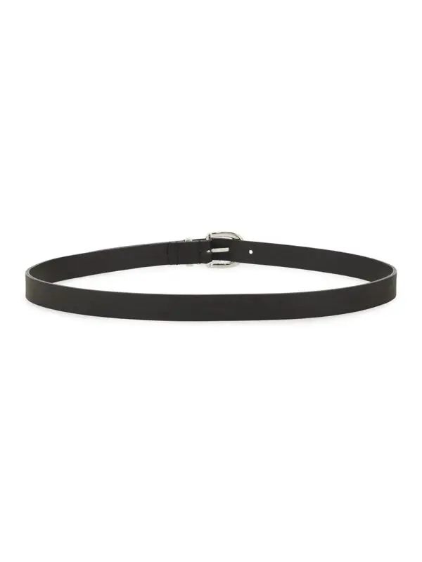 SUNFLOWER Leather Belt - Black