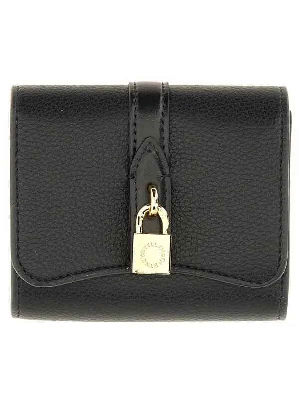 Stella McCartney Ryder Tri Fold' Wallet - Black