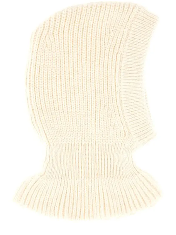 LEMAIRE Wool And Alpaca Blend Hood - Ivory