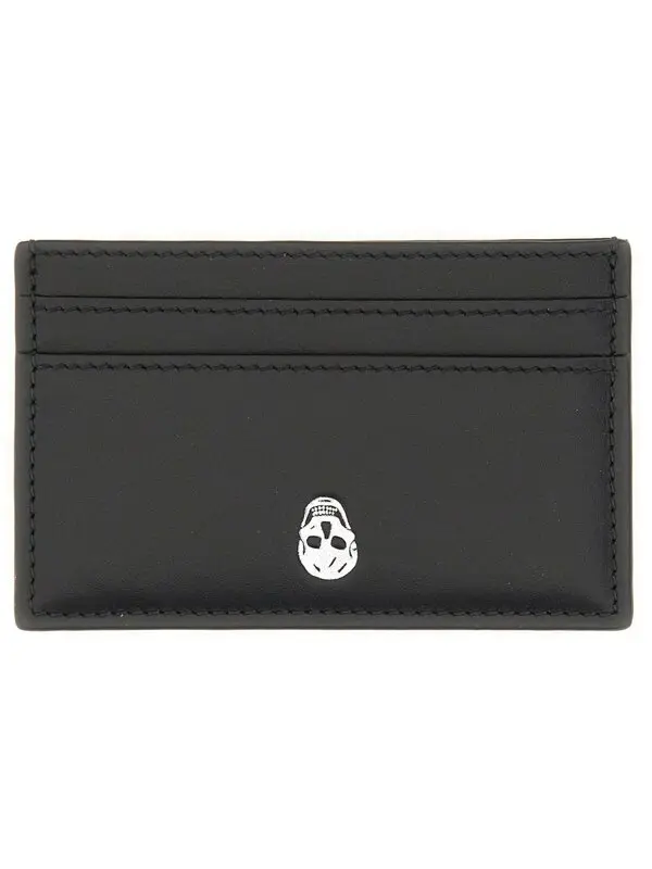 Alexander McQueen Alexander Mc Queen Card Holder 'skull - Black