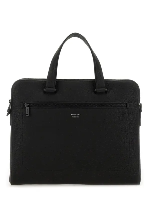FERRAGAMO Leather Business Bag
