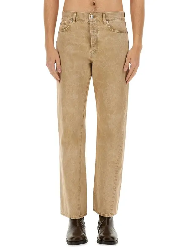 SUNFLOWER Straight Twist Jeans - Beige