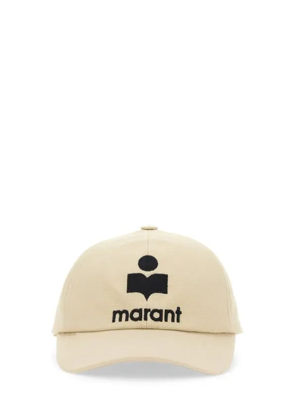Isabel Marant Tyron Baseball Cap - Powder