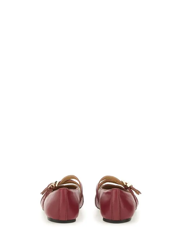 Michael Kors Indy Flex Leather Ballerinas