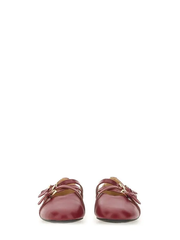 Michael Kors Indy Flex Leather Ballerinas