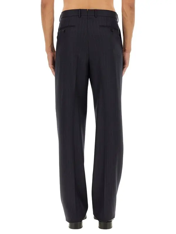 TOM FORD Pinstripe Trousers - Blue