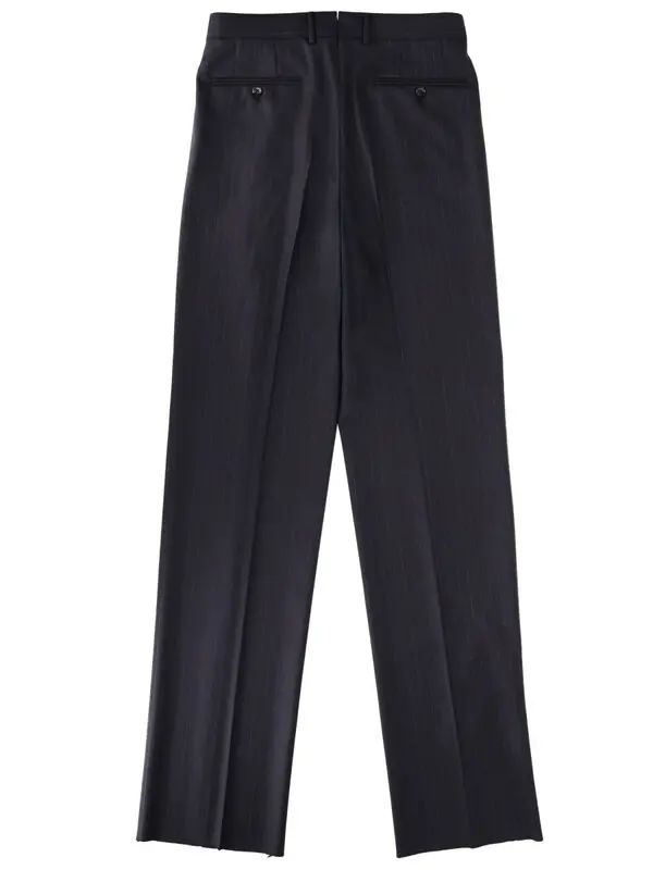 TOM FORD Pinstripe Trousers - Blue