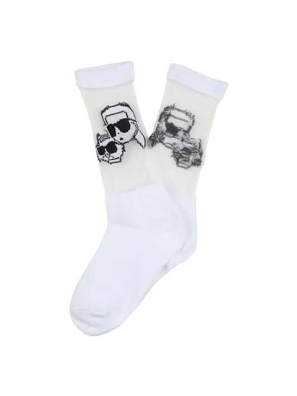 Karl Lagerfeld Logo Socks