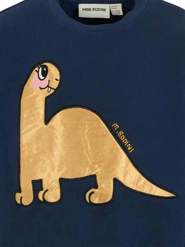 MINI RODINI Brontosaurus Sweatshirt