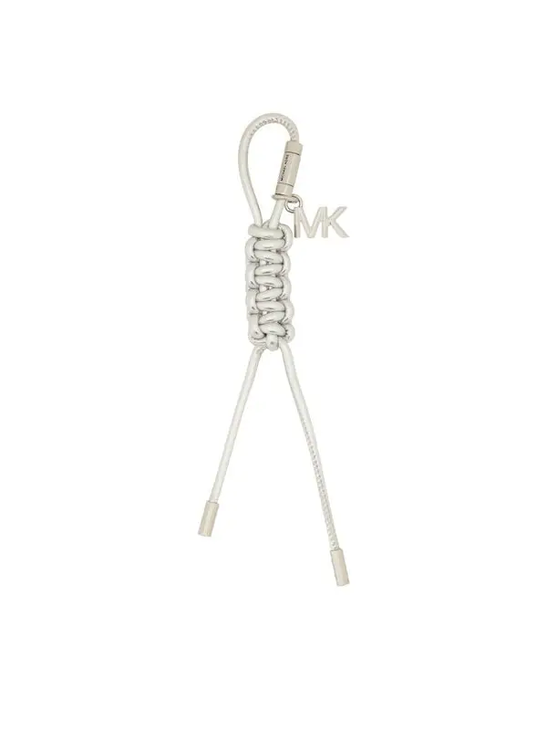 Michael Kors Bag Charm With Logo - Silver