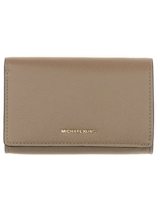 Michael Kors Leather Wallet - Dove