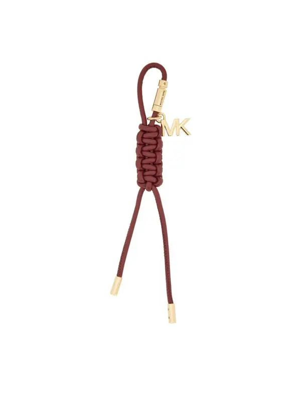 Michael Kors Bag Charm With Logo - Bordeaux