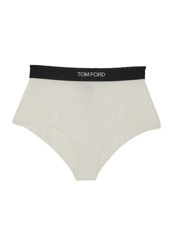 TOM FORD Briefs With Logo - White