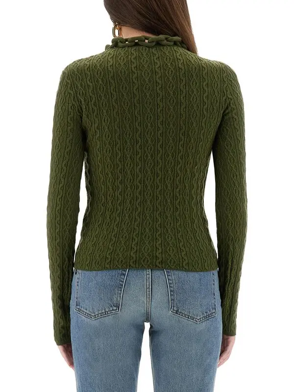 Rabanne Wool Jersey - Green
