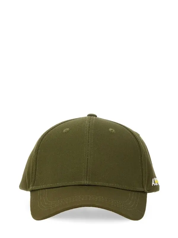 Aspesi Baseball Hat With Logo - Military Green