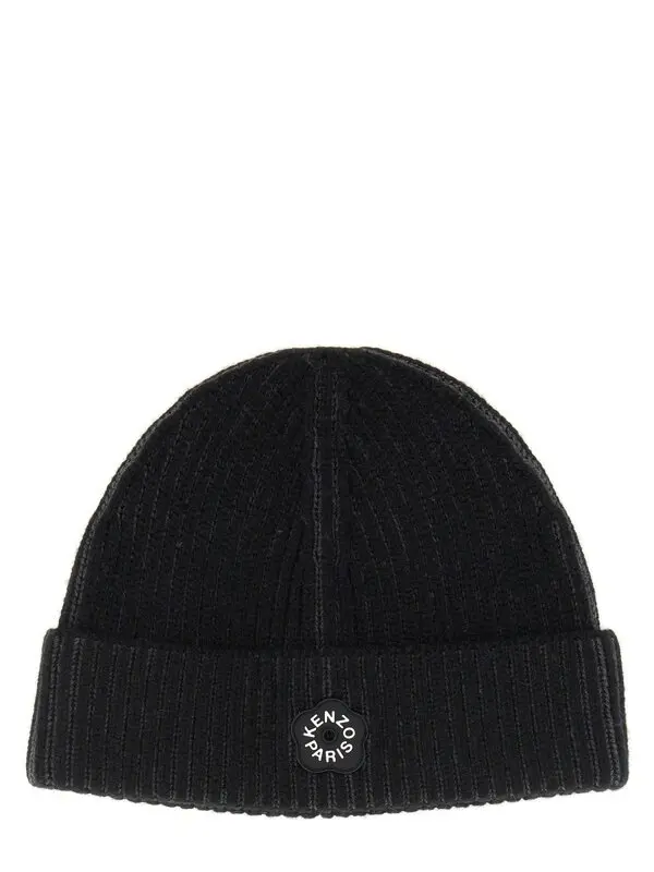 Kenzo Beanie Hat - Black