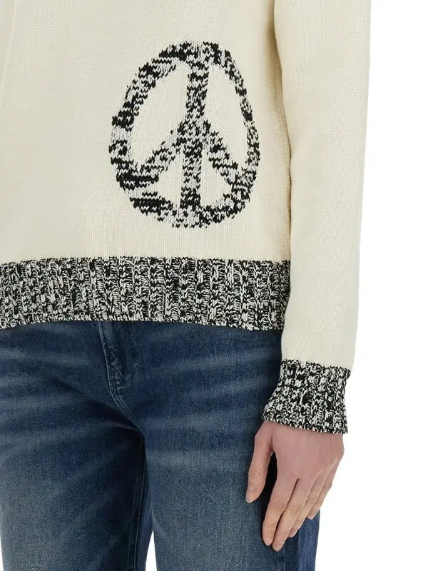 Moschino Mesh Inlay Pattern Top