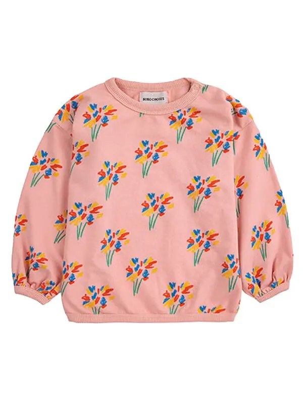 BOBO CHOSES Crewneck Sweatshirt - Pink