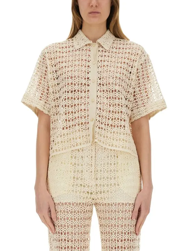 ALYSI Macramé Shirt