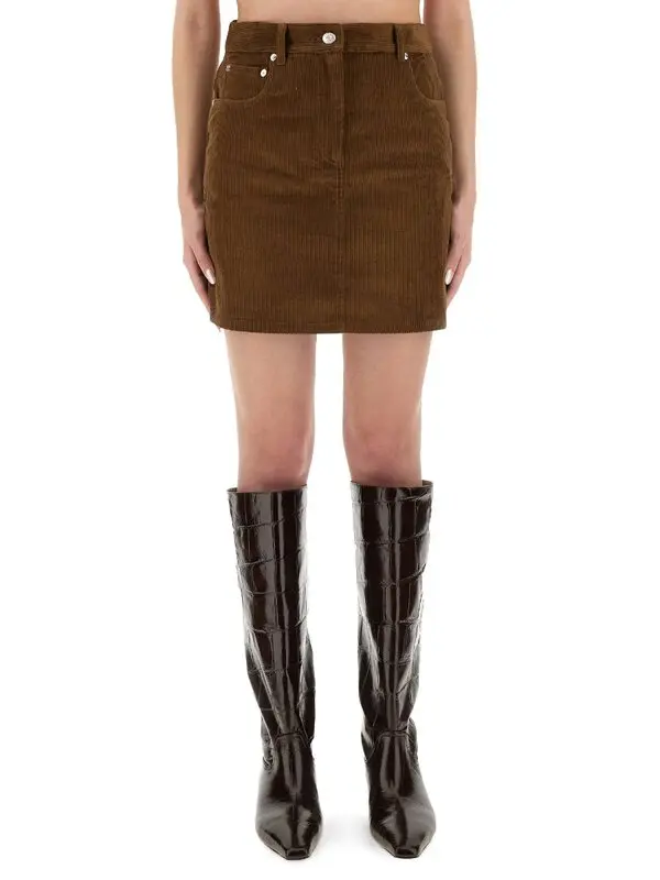 Moschino Corduroy Mini Skirt