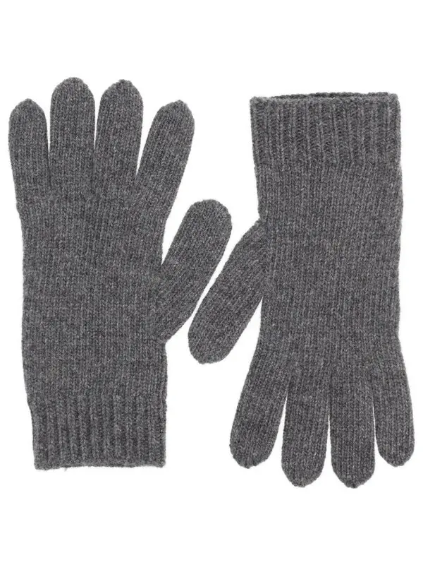 VIVIENNE WESTWOOD Gloves With Orb Embroidery - Grey