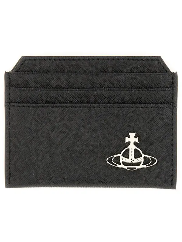 VIVIENNE WESTWOOD Slim Card Holder - Black