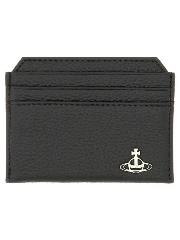 VIVIENNE WESTWOOD Slim Card Holder - Black