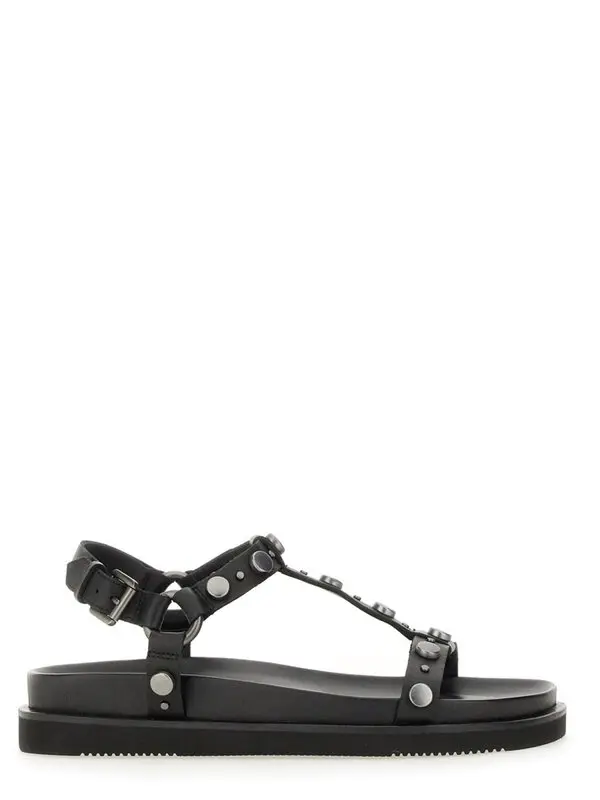 Ash Leather Sandals