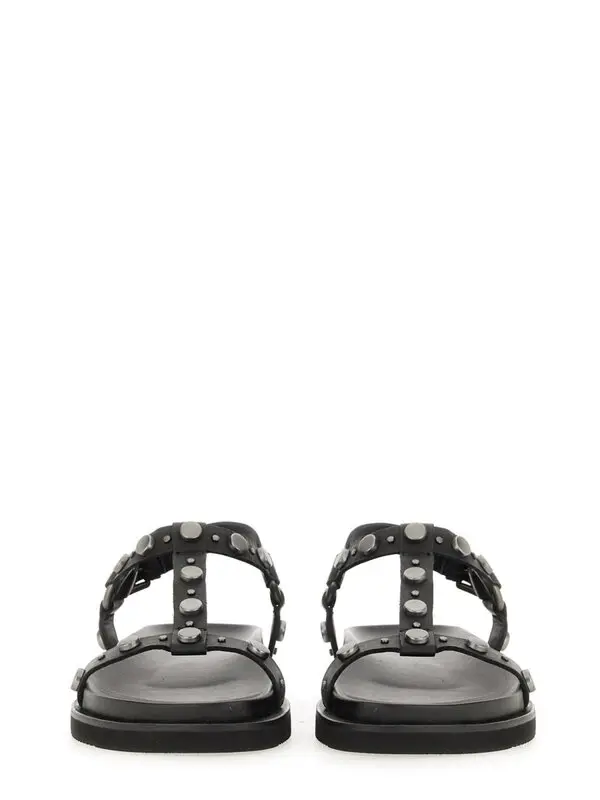 Ash Leather Sandals