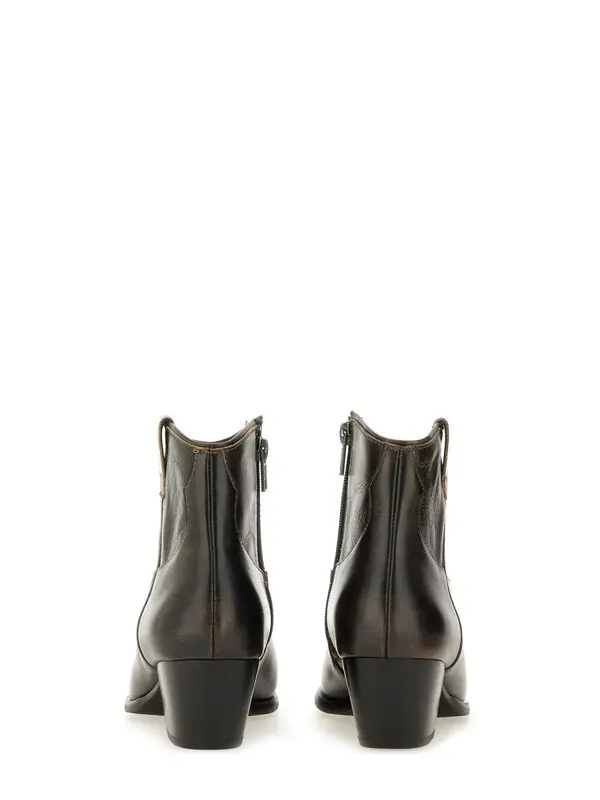 Ash Leather Ankle Boots