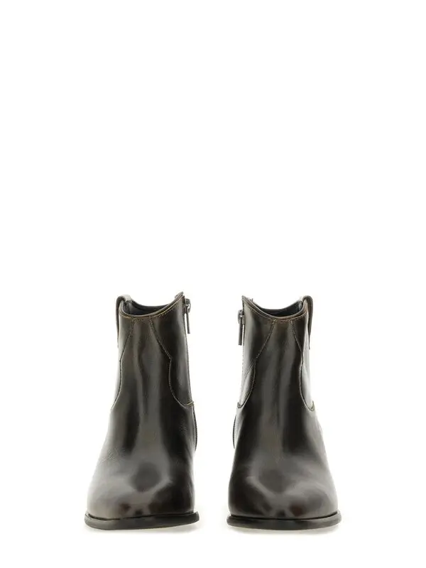 Ash Leather Ankle Boots