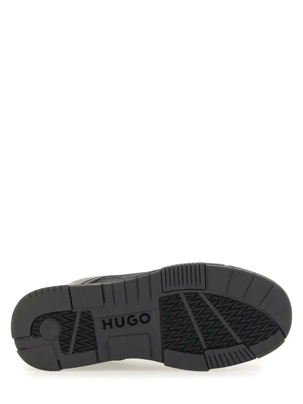 Hugo Sneakers With Mesh Detailing - Black
