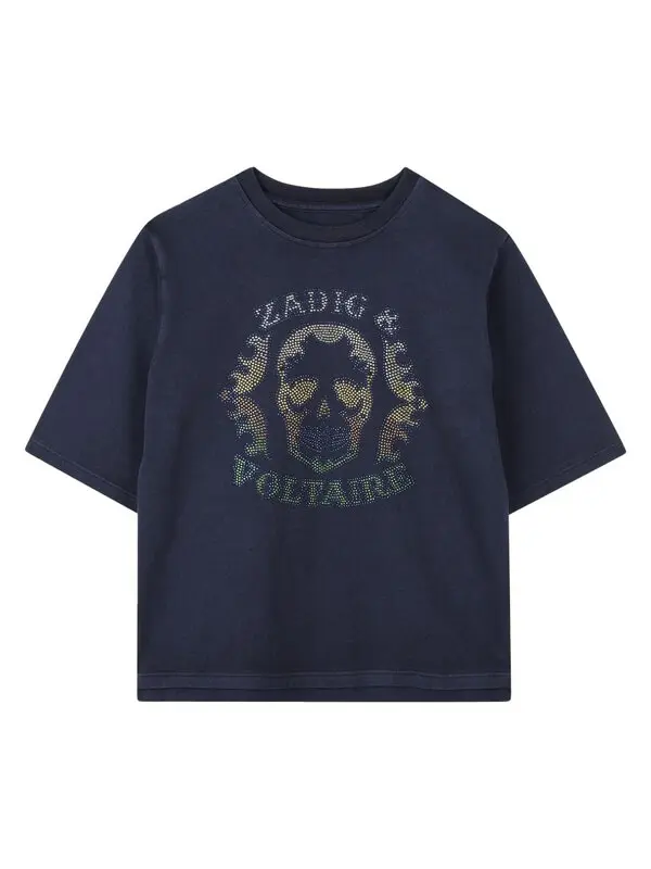 Zadig&Voltaire T-shirt With Logo - Blue