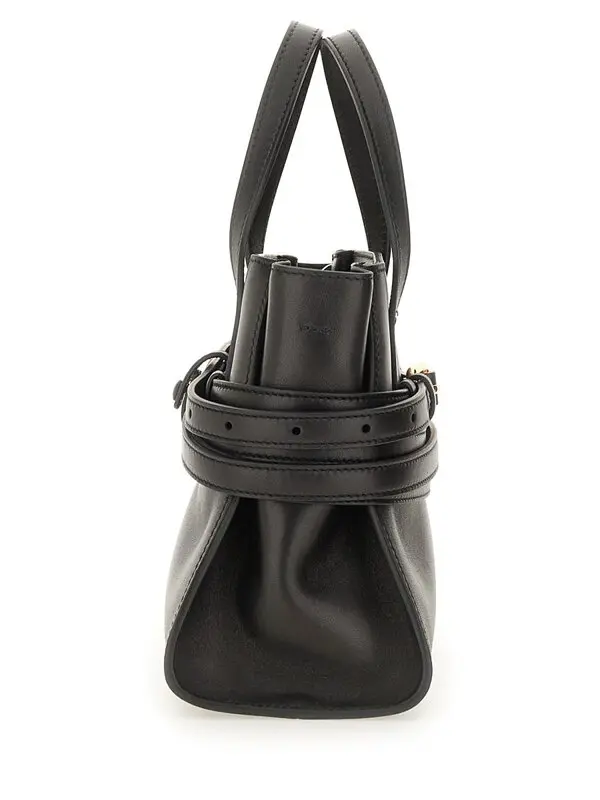 Moschino Small Tie Me Top Handle Bag