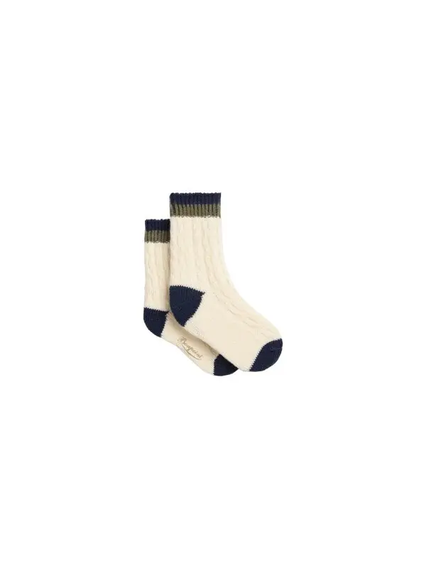 Bonpoint Ribbed Socks - White