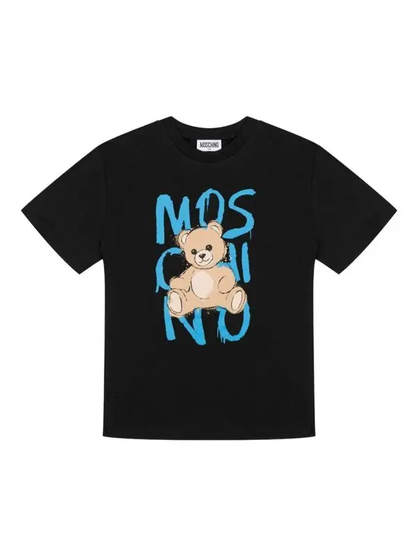 Moschino Maxi Logo T-shirt - Black