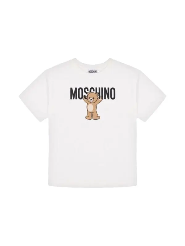 Moschino Teddy Bear Logo T-shirt - White