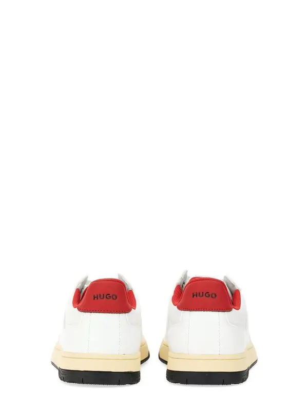Hugo Leather Sneakers - White